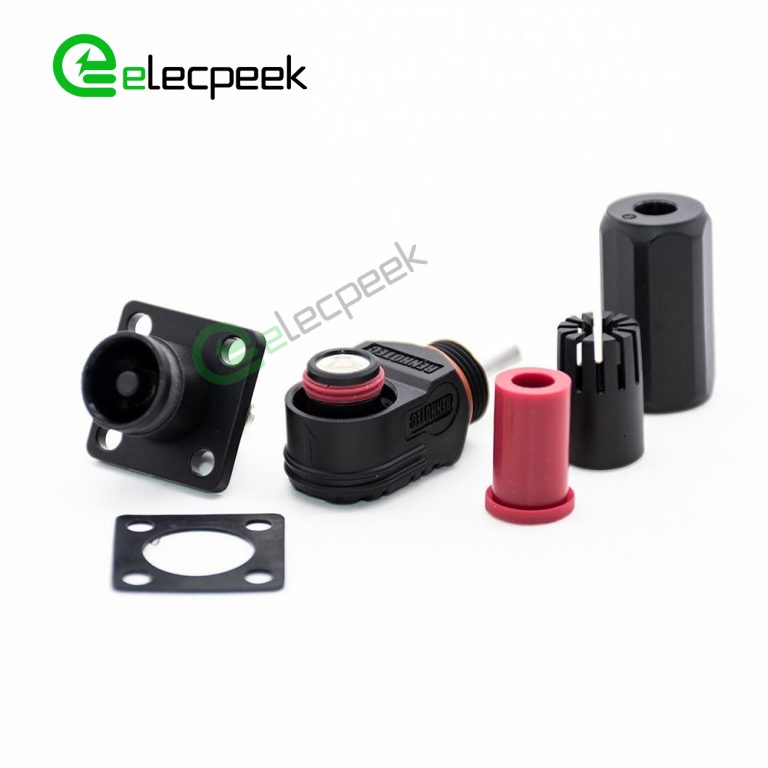 150A Ev Battery Connector Hv Connector For 35mm2 Cable IP67 Black ...