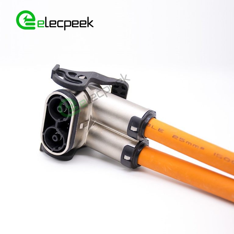 IP67 Waterproof Metal Plug HVSL Cable HVIL High Voltage Interlock ...