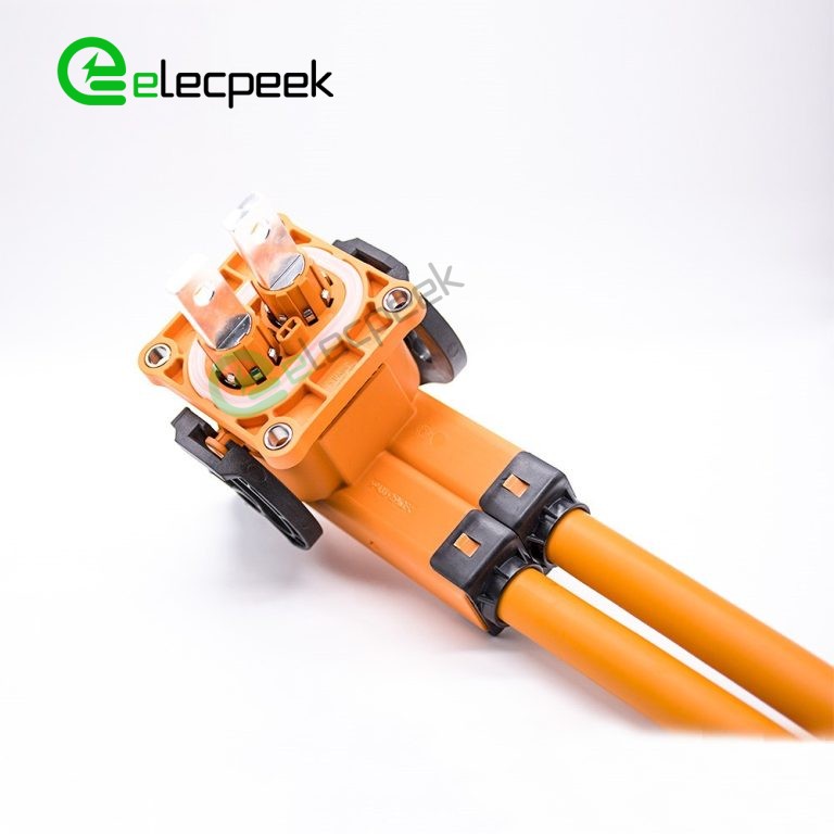 8mm 200A High Current HVIL Plug High Voltage Interlock Connector 2Pin ...