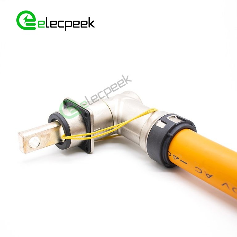350A High Current High Voltage Interlock Connector 1Pin 12mm Right ...