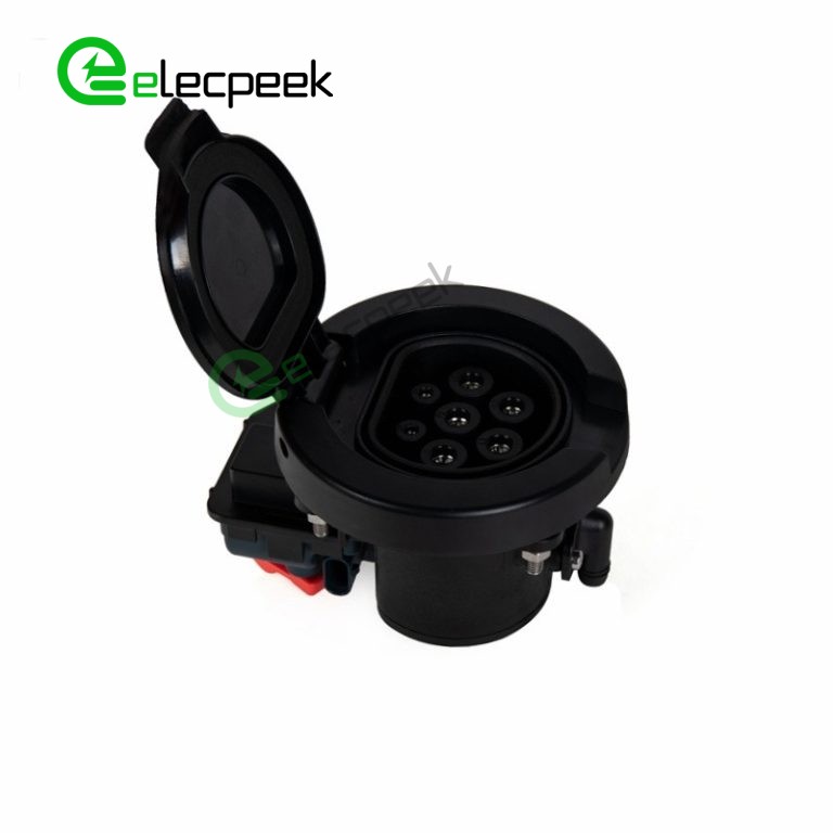 IEC 62196-2 Type 2 Socket AC Charge Port 32A 415V Socket Three-phase EV ...